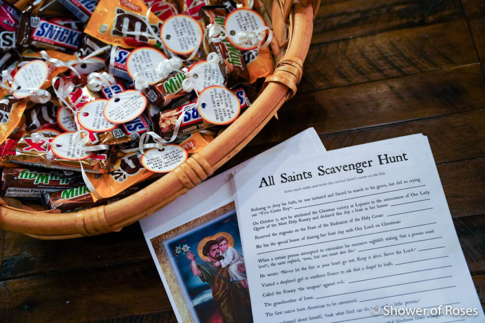 All Saints Scavenger Hunt {Fourth Edition} - Shower of Roses Blog
