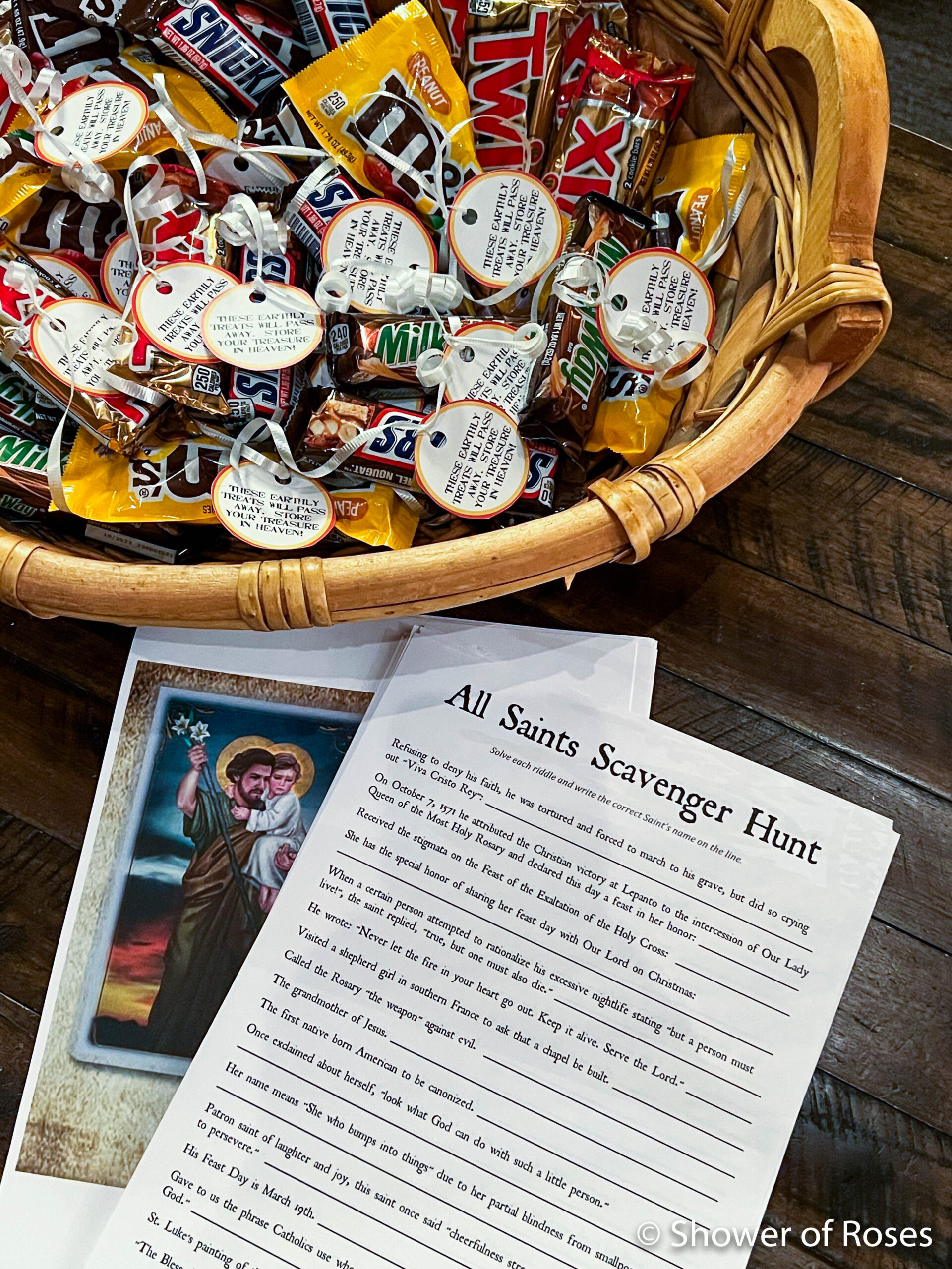 All Saints Scavenger Hunt {Fourth Edition} - Shower of Roses Blog