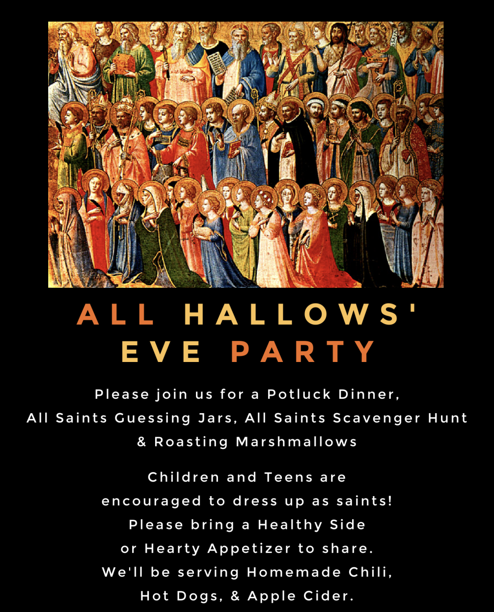 All Hallows' Eve Party 2024 - Shower of Roses Blog