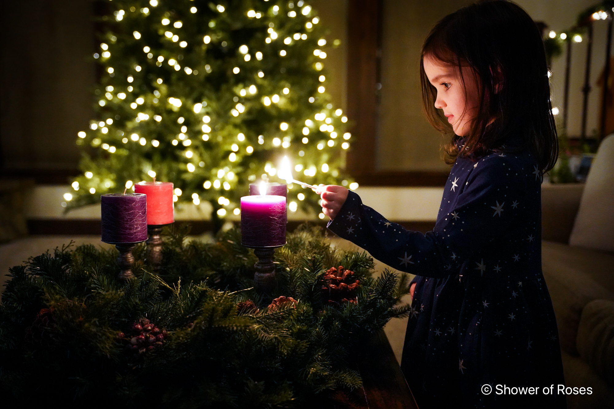 Advent Candles and More - Shower of Roses Blog
