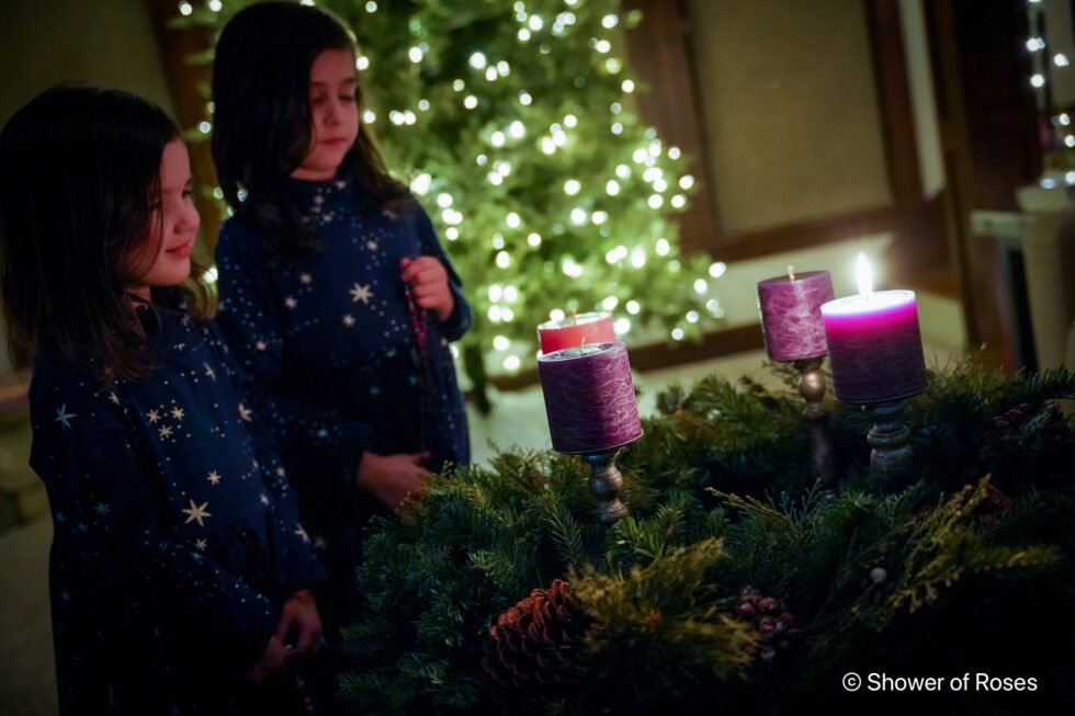 Advent Candles and More - Shower of Roses Blog