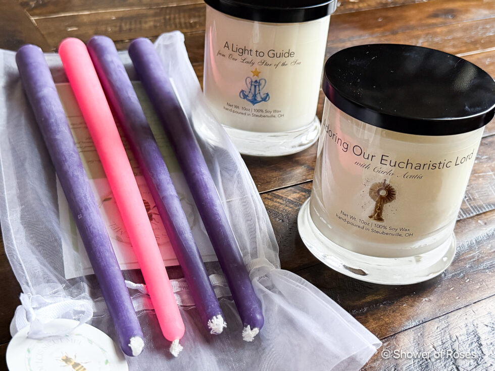 Advent Candles and More - Shower of Roses Blog